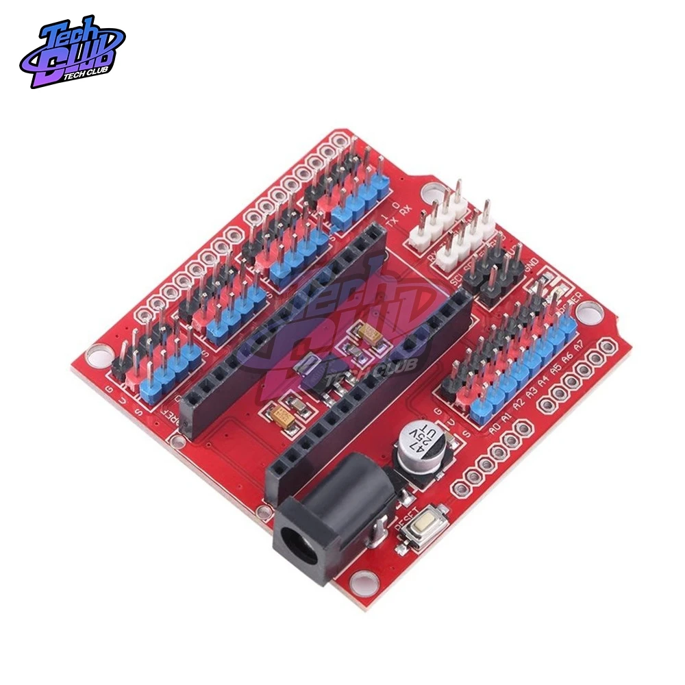 Multi-Function-Funduino-Nano-Shield-Expansion-Board-for-Electric-DIY-SCM-Orange-Black-NANO ...