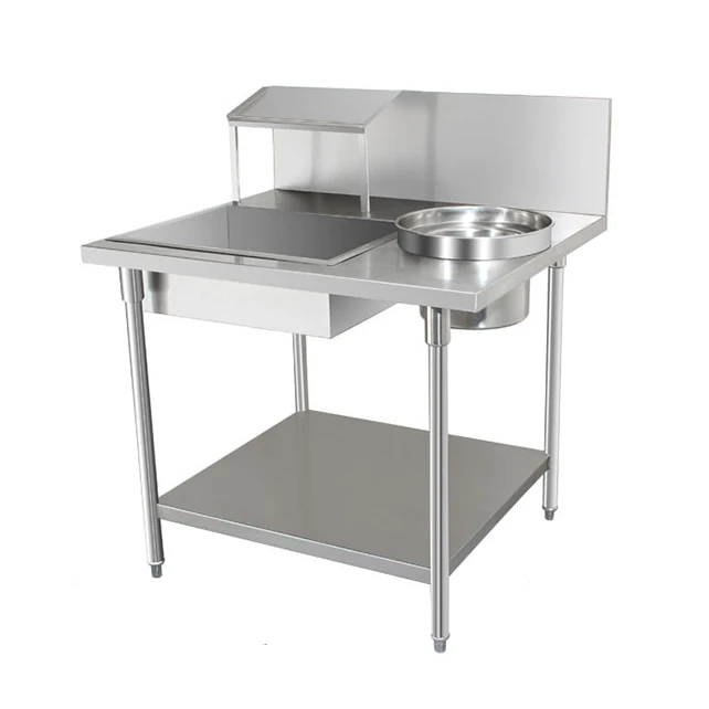Gw-800-Wrapping-Power-Table-Stainless-Steel-Simple-Work-Bench-Easy ...