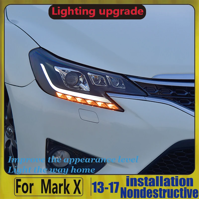 ar-Styling-Head-Lamp-for-Toyota-Mark-X-Headlights-2014-2017-Reiz-LED ...