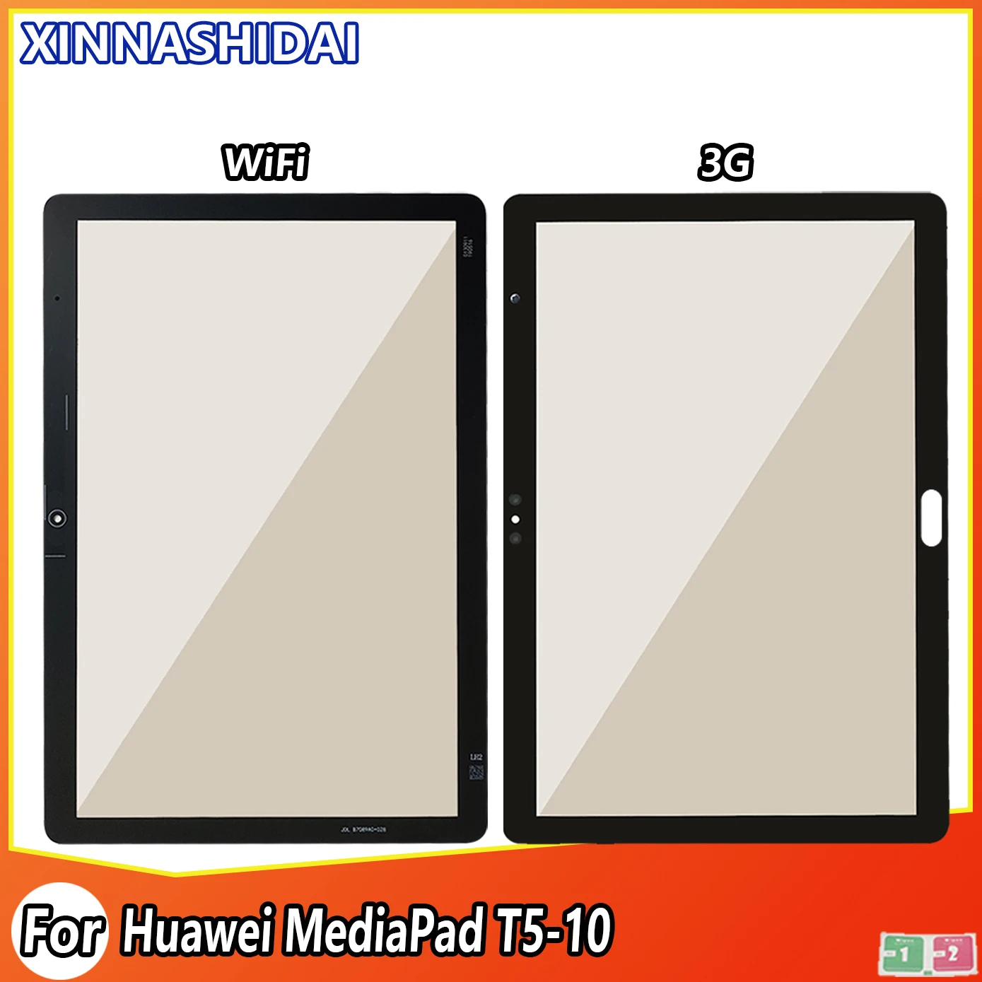 Pantalla táctil de 10,1 "para Huawei MediaPad T5 L09 AGS2 W09, cristal frontal, lente de cristal ...
