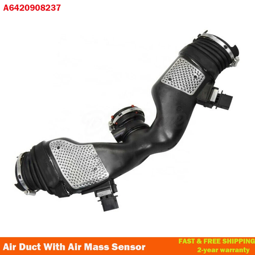 Engine-Air-Duct-Intake-Hose-Manifold-Air-Mass-Meter-Sensor-For-Mercedes ...