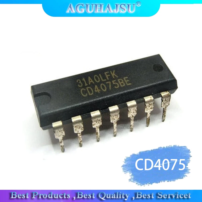 5 개/몫 CMOS 3 3 입력 또는 게이트 CD4075 CD4075BE HCC4075B HCF4075B 원래 제품 ...