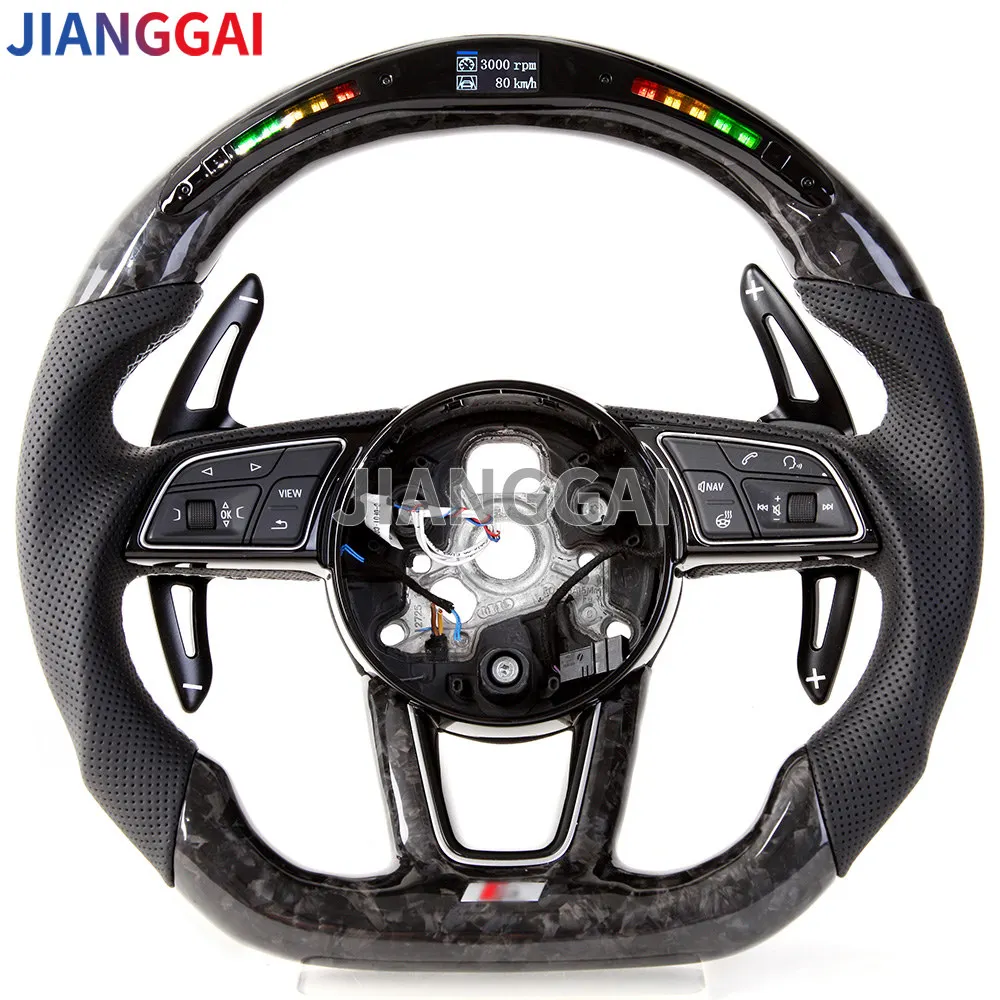 Forged-Carbon-Fiber-Steering-Wheel-Fit-For-Audi-RS3-RS4-RS5-S3-S4-S5-A5 ...