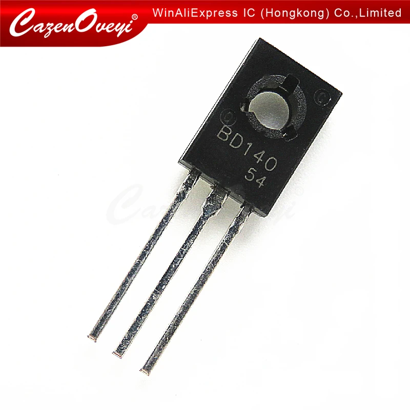 20 unids / lote BD140 D140 cada TO 126 NPN 1.5A 80V NPN transistor de ...