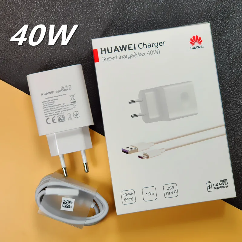 Chargeurs,Chargeur Huawei Original ue 40W 22.5W suralimentation USB ...