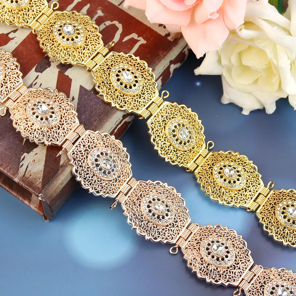 Wedding-Dress-Caftan-Belt-Arabic-Morocco-Women-Belt-18K-Gold-Silver ...