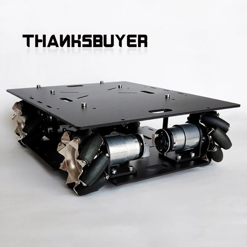 Mecanum Roda Carro Chassis Omnidirecional Inteligente Robótico Carro ...