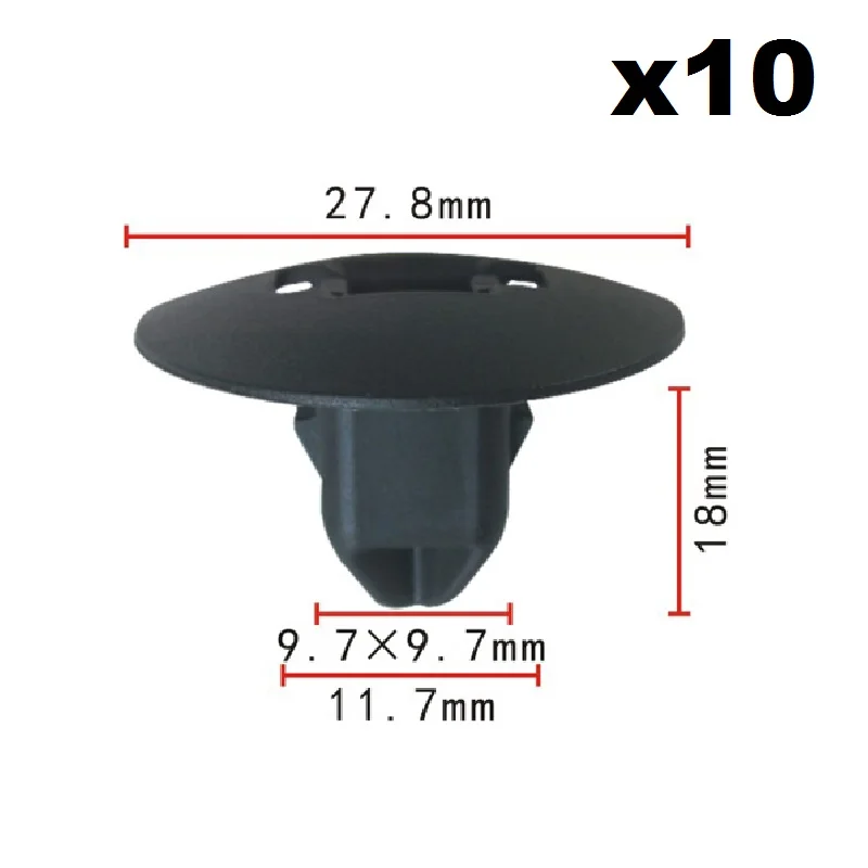 10pcs For VOLVO OEM 08 16 XC70 Front Bumper Grille Deflector Panel Clip ...