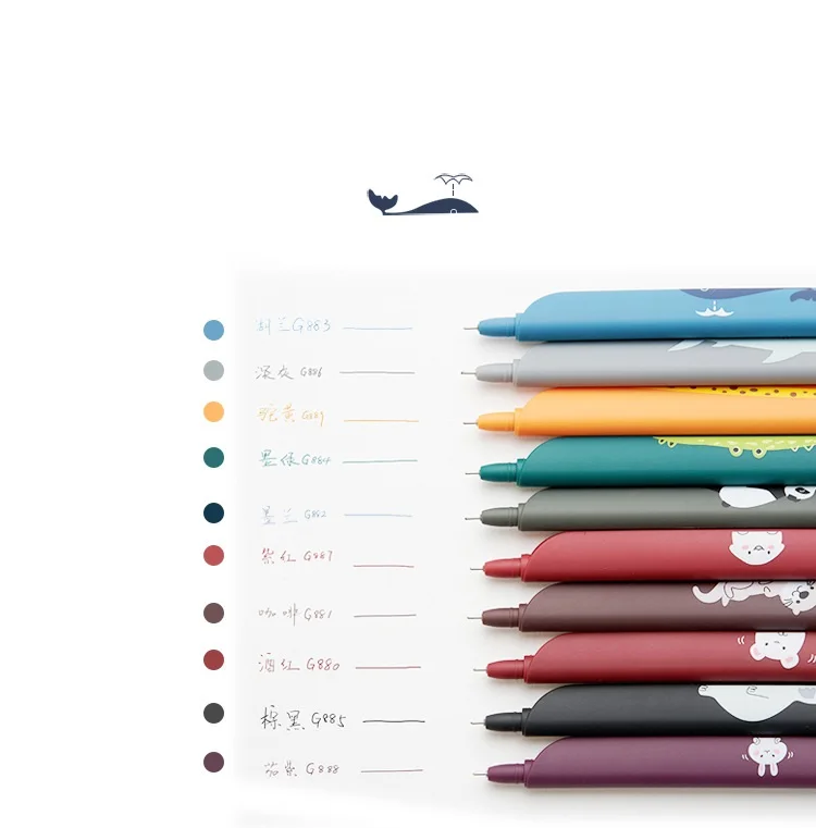 STYLO,2 Panda Dark Blue--Règle'écriture Portable, Design de dessin ...