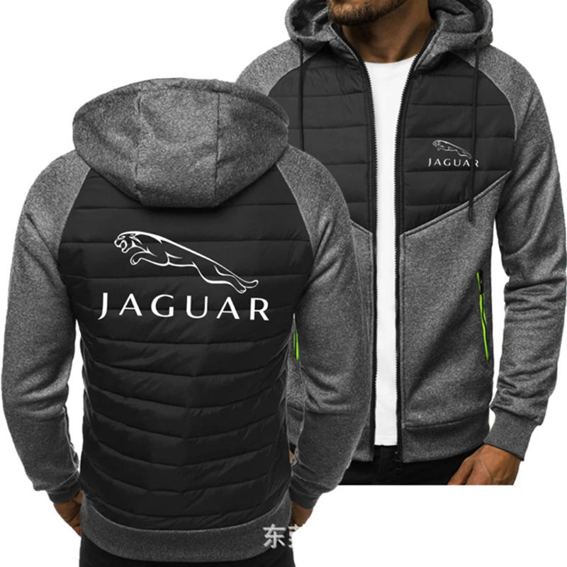 Spring And Autumn Hoodie Men's Jaguar Logo Car Animation Fun Printing ...