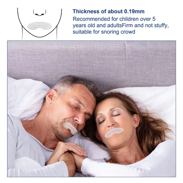 Sleep Strips Advanced Gentle Mouth Tape for Better Nose Breathing ...