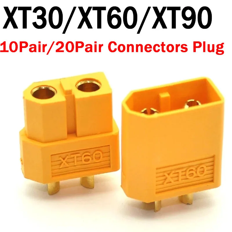 Xt60 Battery Connectors Rc | Xt90 Plug Battery Connector | Xt90 Female Xt60 Connector - Parts ...