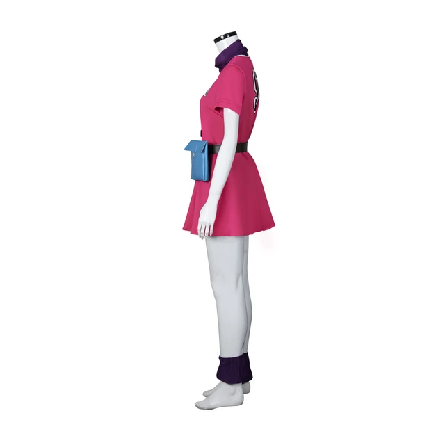 Anime Dragon Ball Bulma Uniform Cosplay Costume For Women - AllCosplay.com