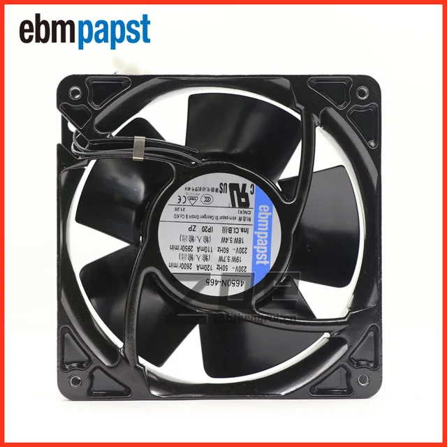 Ebmpapst 4650N-465 230V 18W 12038 Ac Ventilátor Tengelyirányú Hüvely ...