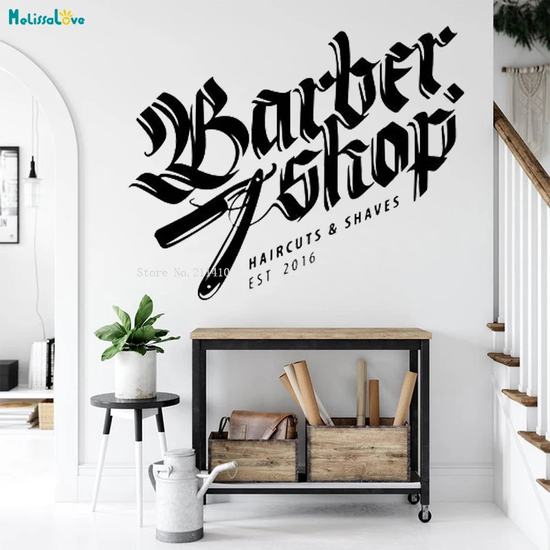 Custom Year Exquisite Man Haircut Barber Shop Hair Salon Beard Sign ...