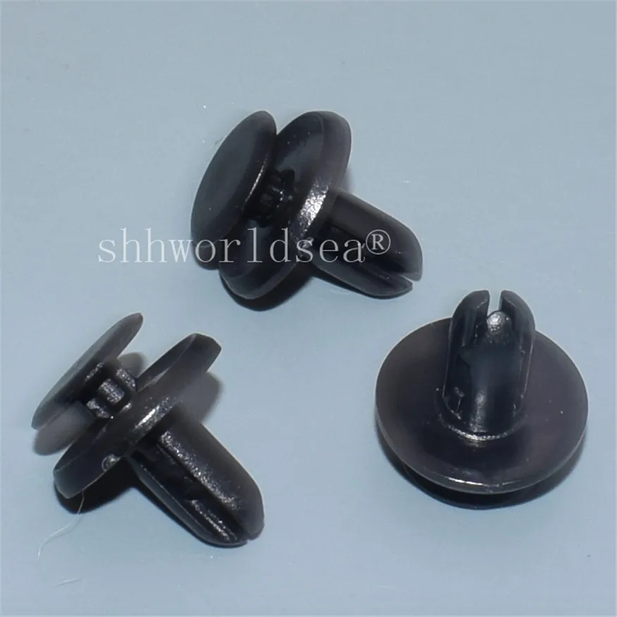 100pcs Front Rear Bumper Headlight Push Type Rivet Fastener Retainers ...