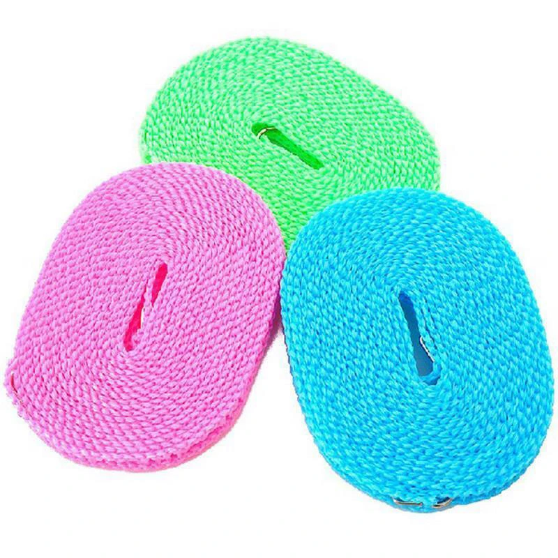 3/5/8/10 Meters Nylon Clotheslines Hanging Rope Drying Clothes Dryer ...