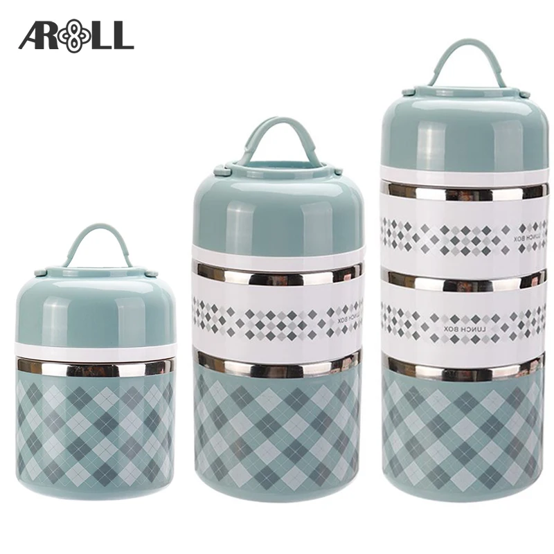 Multilayer Portable Thermal Lunch Box Stainless Steel Japanese Lunchbox ...