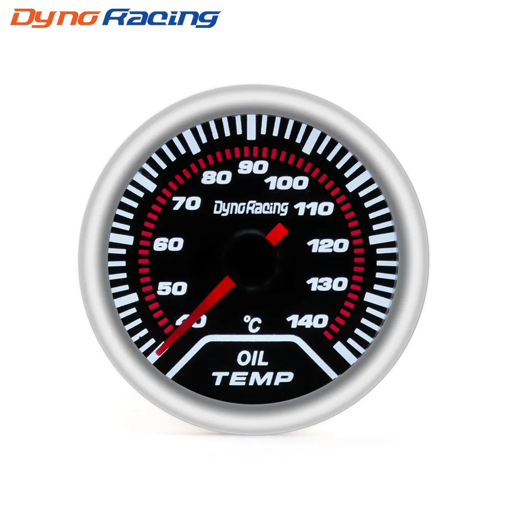 Dynoracing Oil Temp Gauge 2"(52mm) Smoke Len 40-140 C Degree Pointer ...
