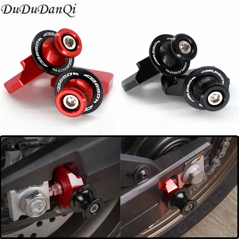 Motorcycle-Chain-Adjustment-Mounting-Bracket-Screw-Block-Swingarm ...