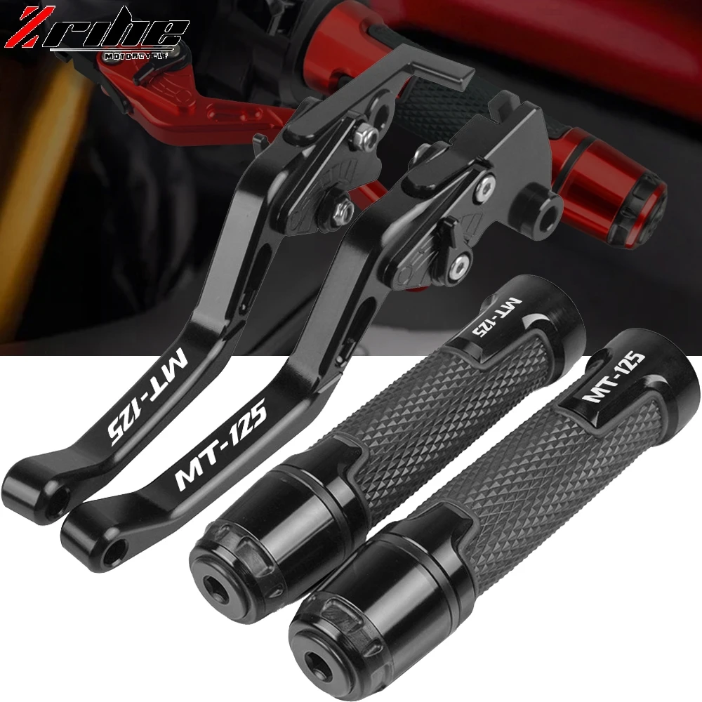 Motorcycle-MT-125-CNC-Brake-Clutch-Levers-Handlebar-knobs-Handle-Hand ...