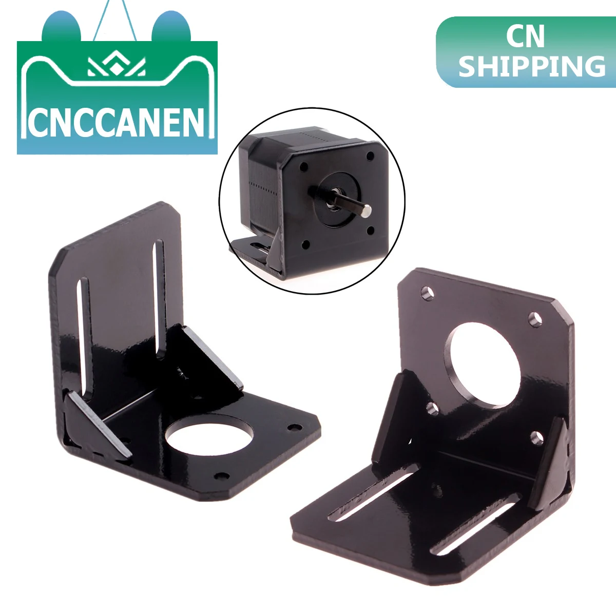 NEMA 17 Steppr Motor L Type Bracket Mount Accessories Bracket Support ...