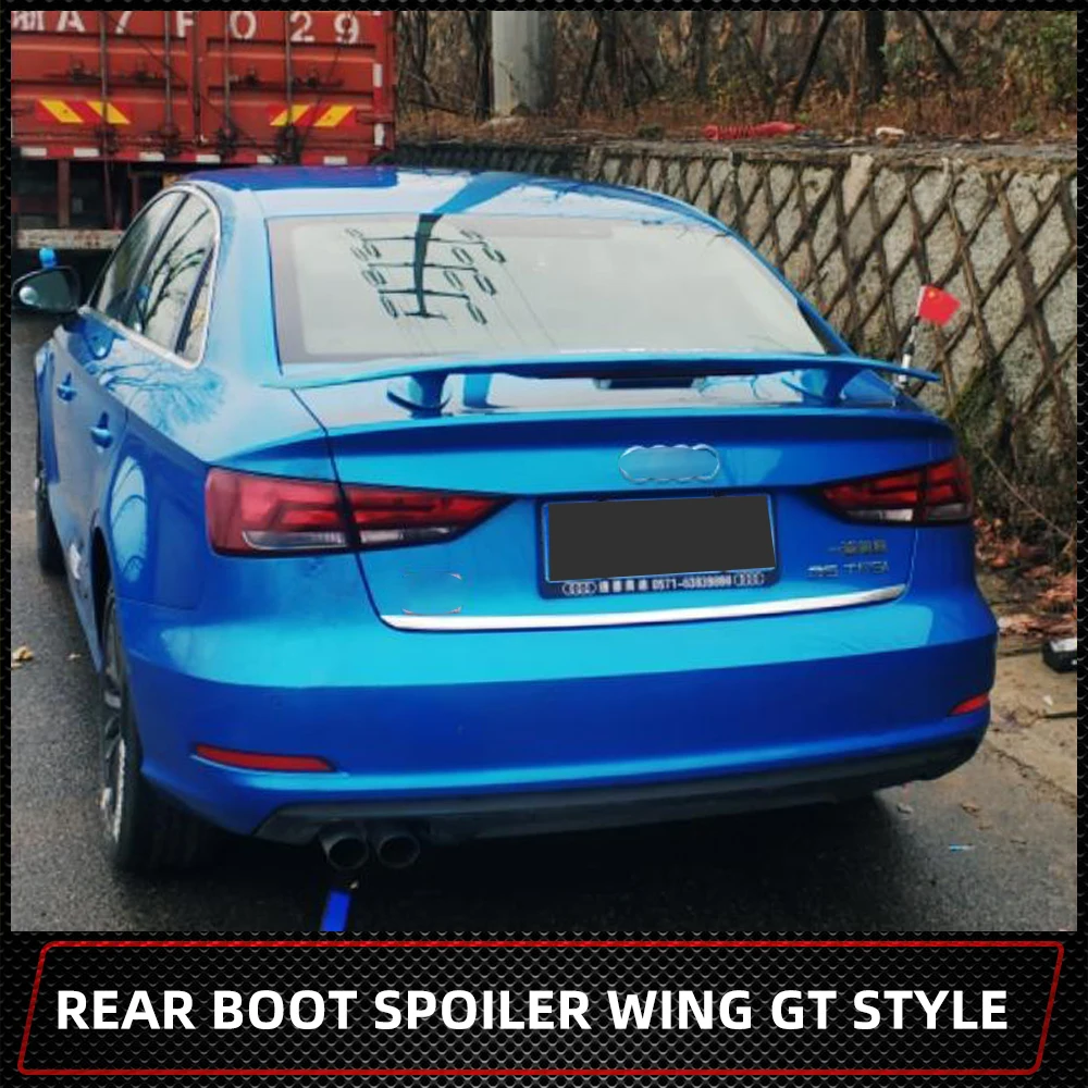 Universal-Rear-Trunk-Lid-Boot-Spoiler-Wings-Ducktail-Airfoil-For-Audi ...