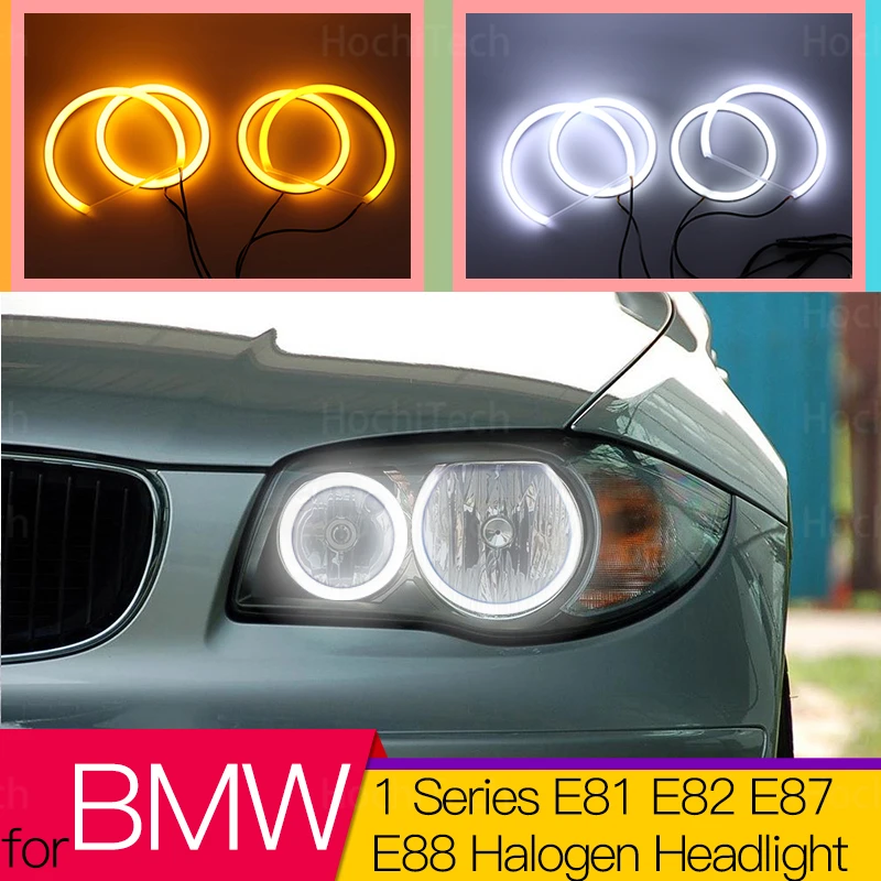 Switchback-Cotton-Light-LED-Angel-Eye-Halo-Dual-Color-for-BMW-1-Series ...