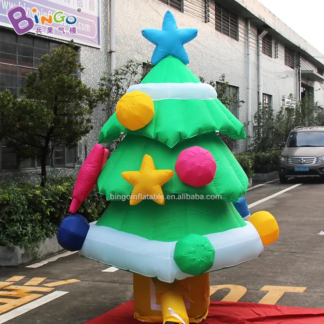 Giant Inflatable Christmas Tree Series Air-blown Xmas Trees Balloon for ...