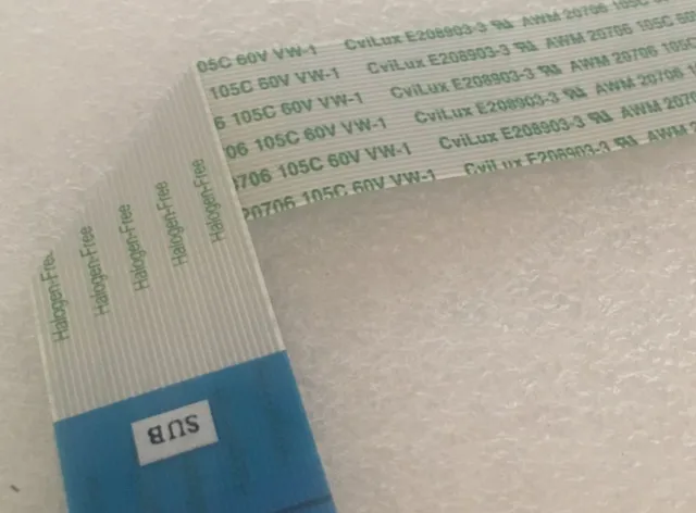 30pin Ribbon cable - E308724 AWM 20798 80C/105C 60V VW-1 HF Flexible ...