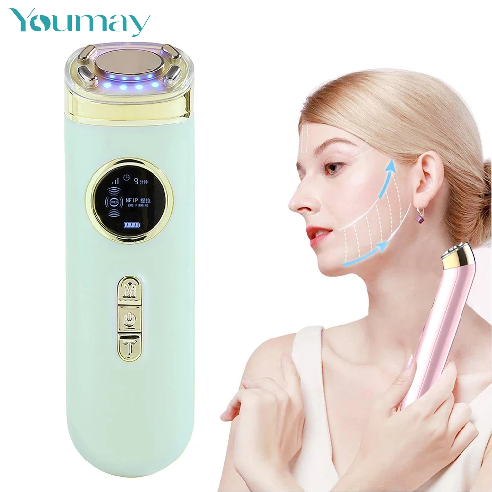 Youmay 얼굴 마사지 V 페이스 리프팅 RF LED 광자 얼굴 피부 타이트닝 뷰티 장치, 무선 주파수 기계, 뷰티 스킨 케어|스킨 케어 도구| - AliExpress