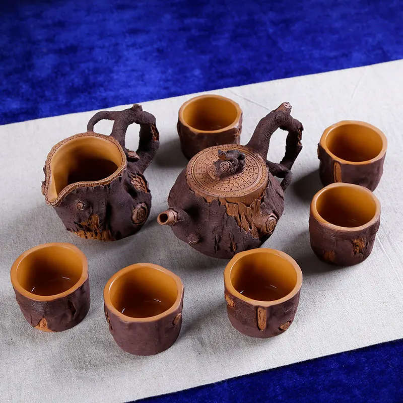 Authentic Purple Tea Set | Tea Set Purple Clay | Clay Water Pot Cup ...