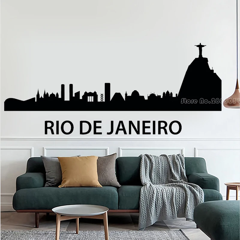 Rio-de-janeiro-adesivo-de-parede-decalque-para-sala-de-estar-vinil ...