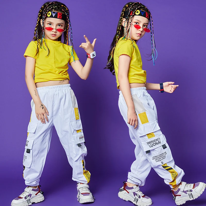 Fashion-Hip-Hop-Dance-Costume-Kids-Street-Dance-Practice-Wear ...