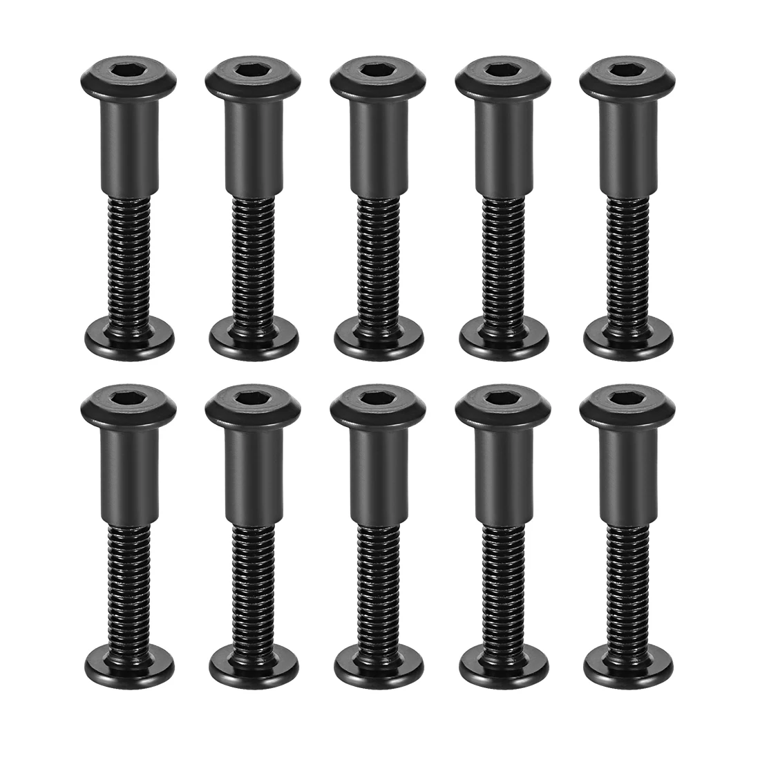 Uxcell 10 Sets M6 Screw Post Fit for 5/16"(8mm) Hole Dia 16mm-50mm ...