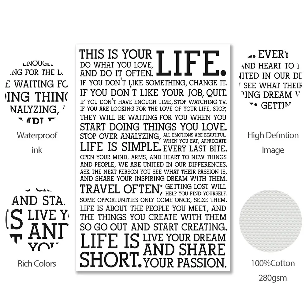 Holstee Manifesto Black
