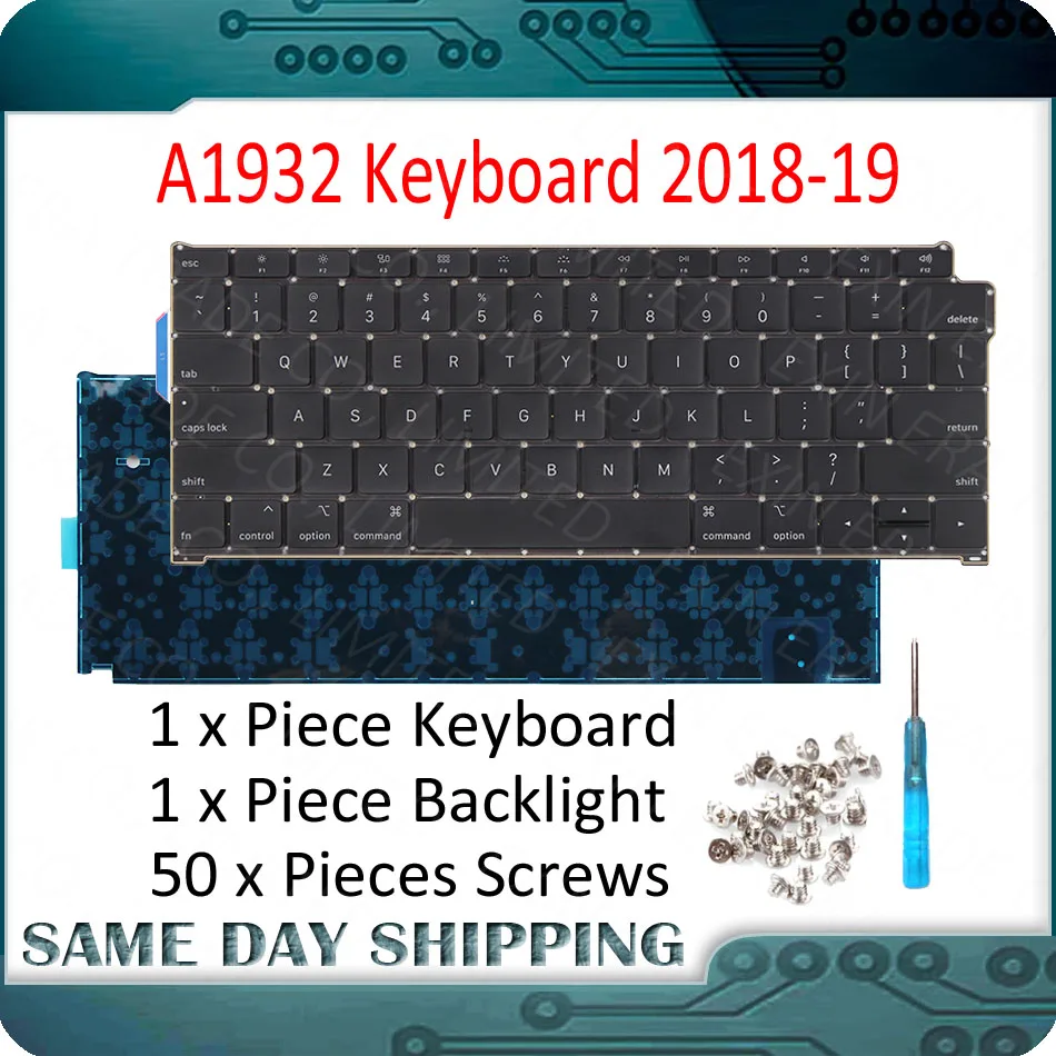New-Laptop-A1932-US-UK-EU-English-Keyboard-FR-French-DE-German-Danish ...