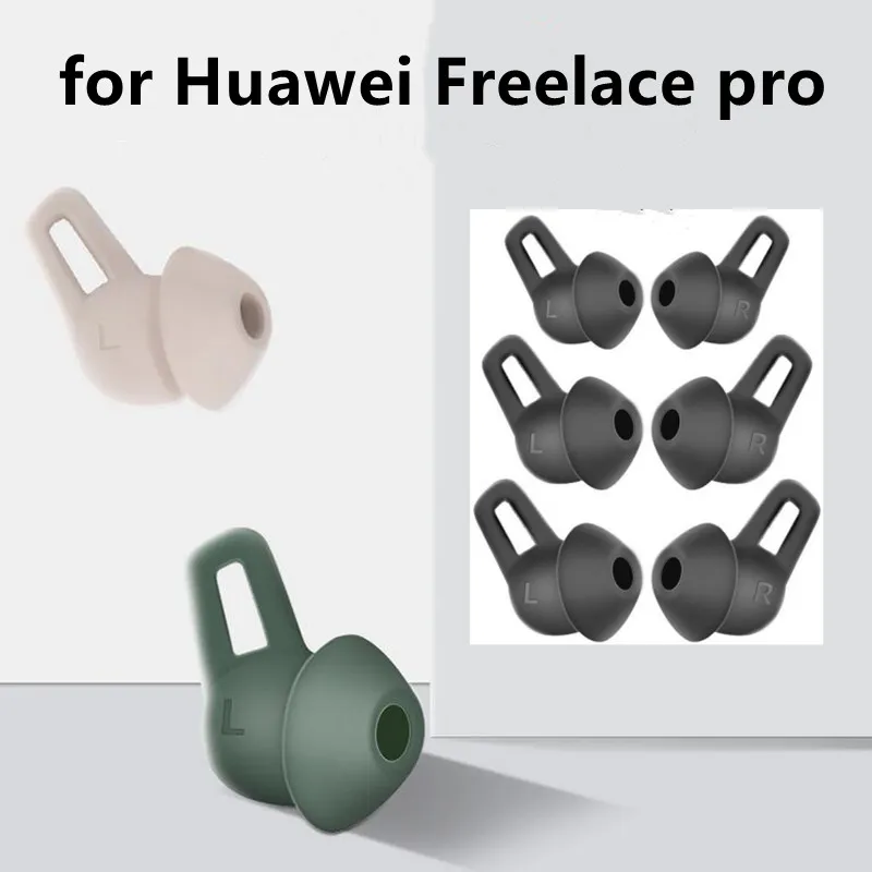 3-Pairs-Silicone-Ear-Bud-Ear-Tips-for-Huawei-Freelace-Pro-Wireless ...