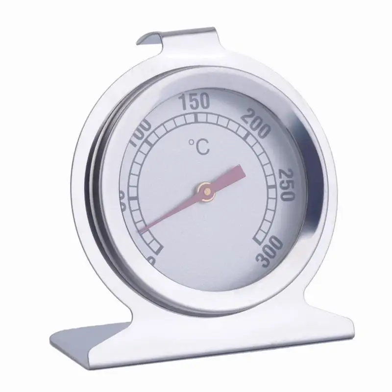 Kitchen Oven Thermometer Stainless Steel Temperature Gauge Dial Stand ...