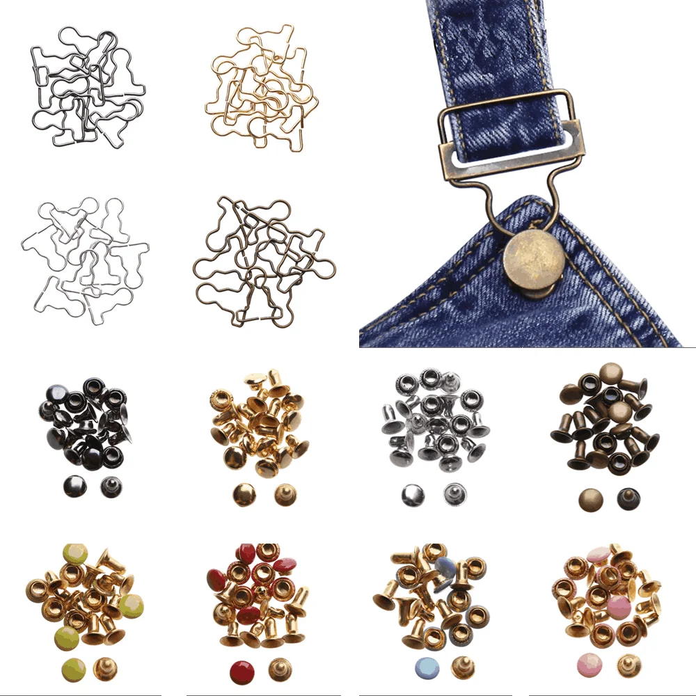 10Pcs Metal Doll Buckle For Overalls Bags Gourd Buckle Mini Doll Belt ...