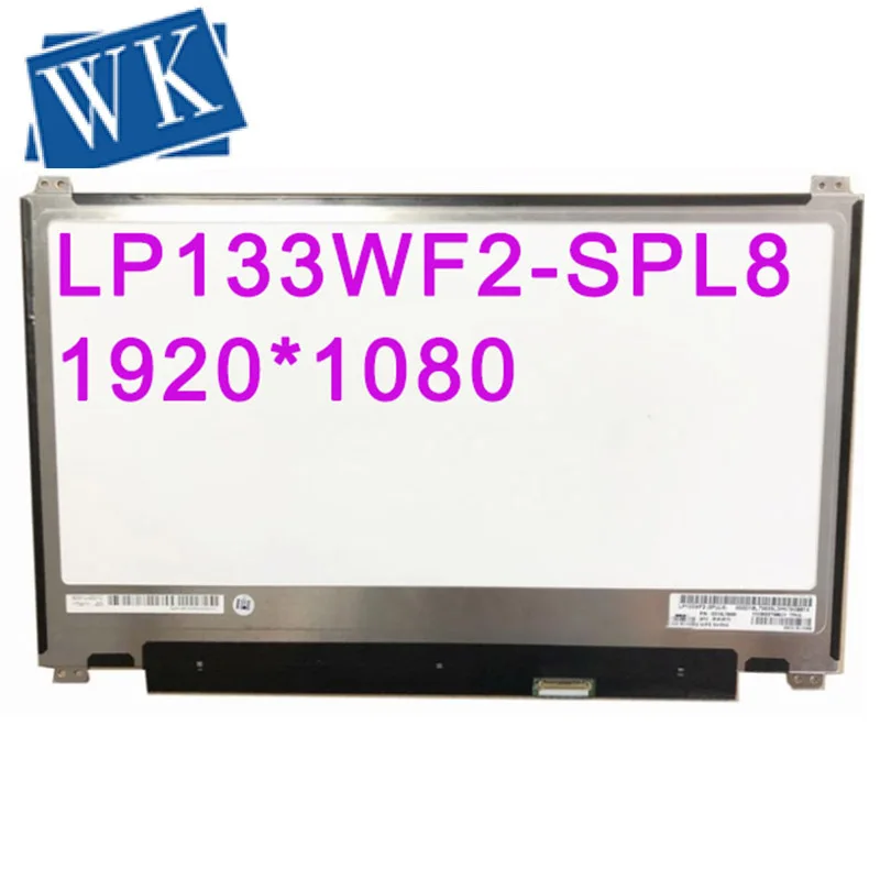 Free Shipping 13.3''inch LP133WF2 SPL8 LP133WF2 SPL8 Laptop Lcd Screen 1920*1080 EDP 30 Pins IPS ...
