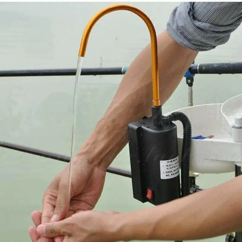 Portable-Fishing-Automatic-Pump-Water-Suction-Device-Charge-Hand ...