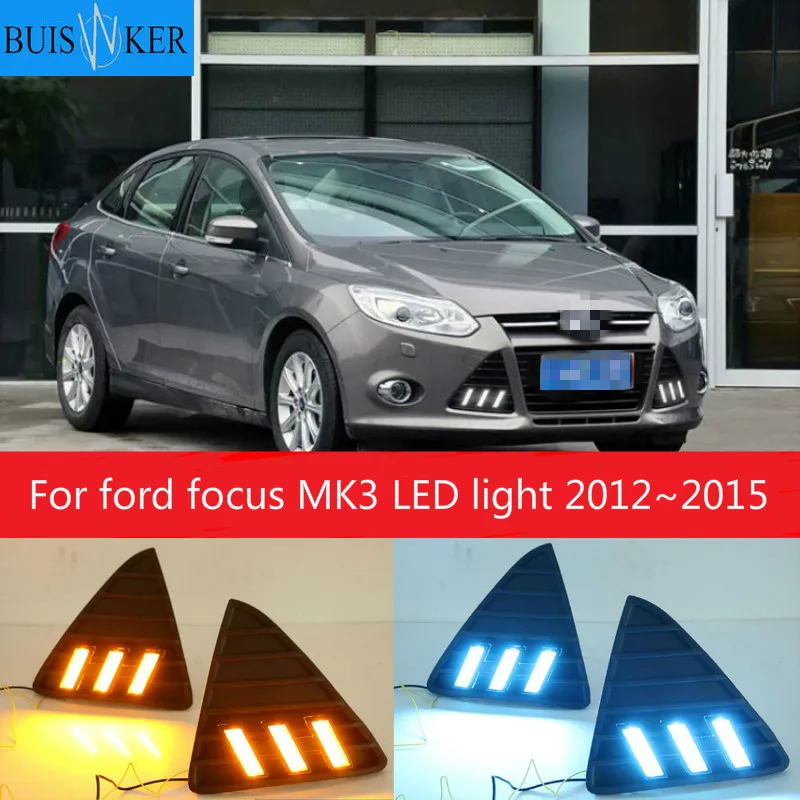 Faro LED de circulación diurna para Ford Focus MK3, luces antiniebla ...