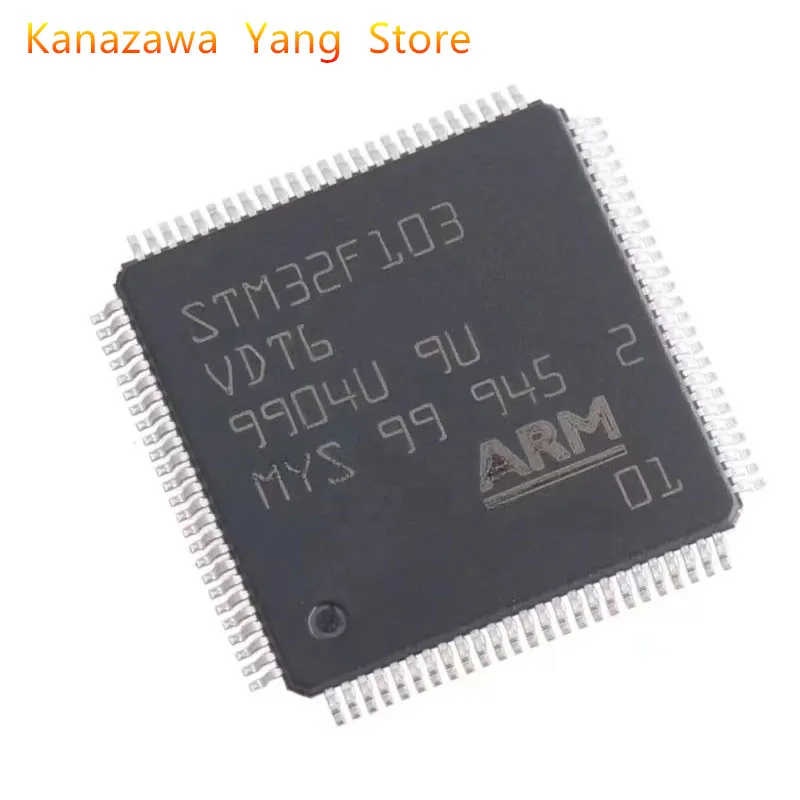 1 Uds 5 uds/lote nuevo STM32F103VDT6 STM32F103 VDT6 LQFP 100 brazo 32 microcontrolador ARM en ...