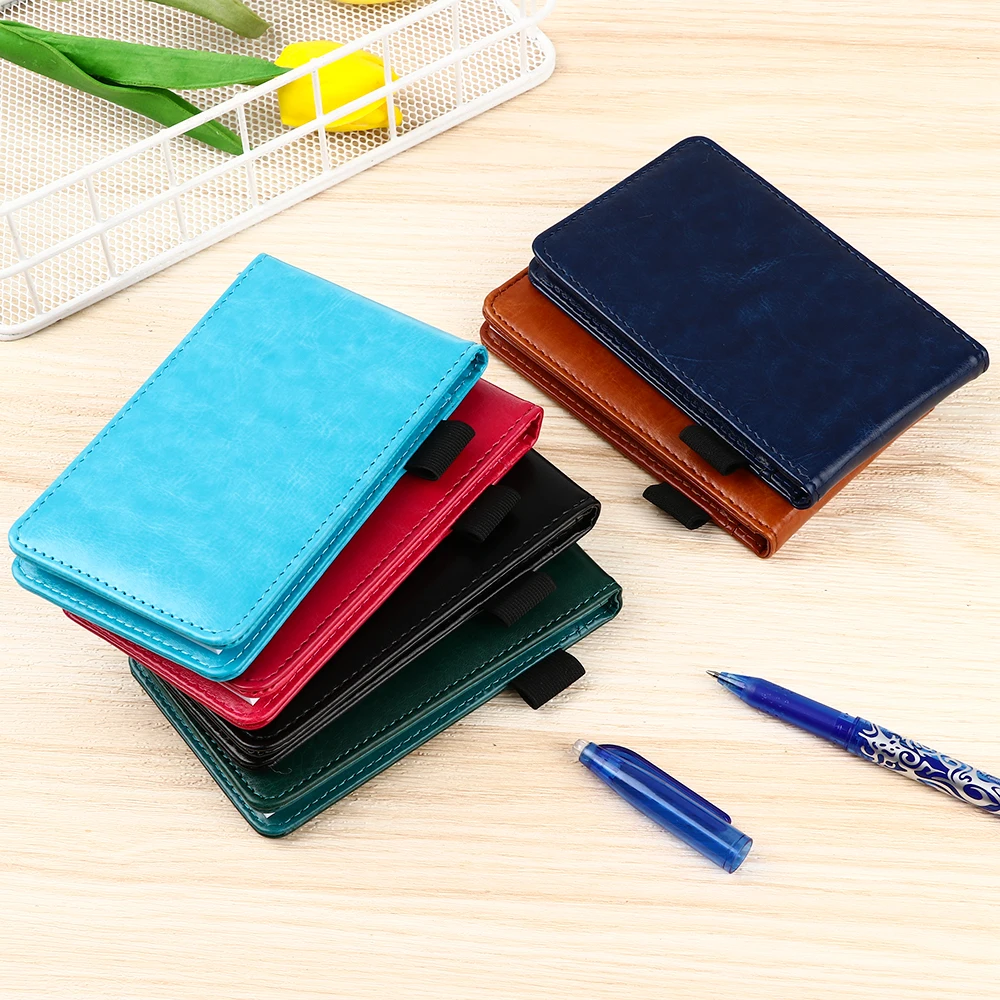 Mini carnet de notes multifonction en cuir A7,planificateur,notes ...