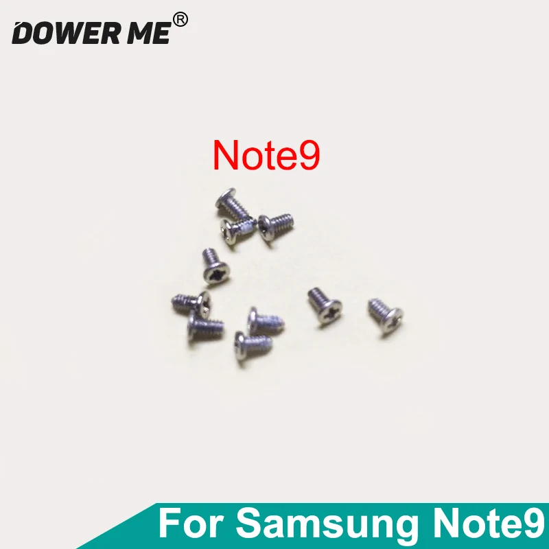 Dower Me 100 개/몫 Samsung Galaxy Note9 Note 9 SM N9600 용 원래 새로운 너트 나사 ...