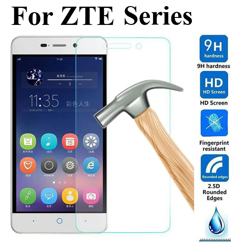 Tempered Glass For Zte Blade X3 Gf3 T320 X7 D6 A510 A610 A601 A6 V7 ...