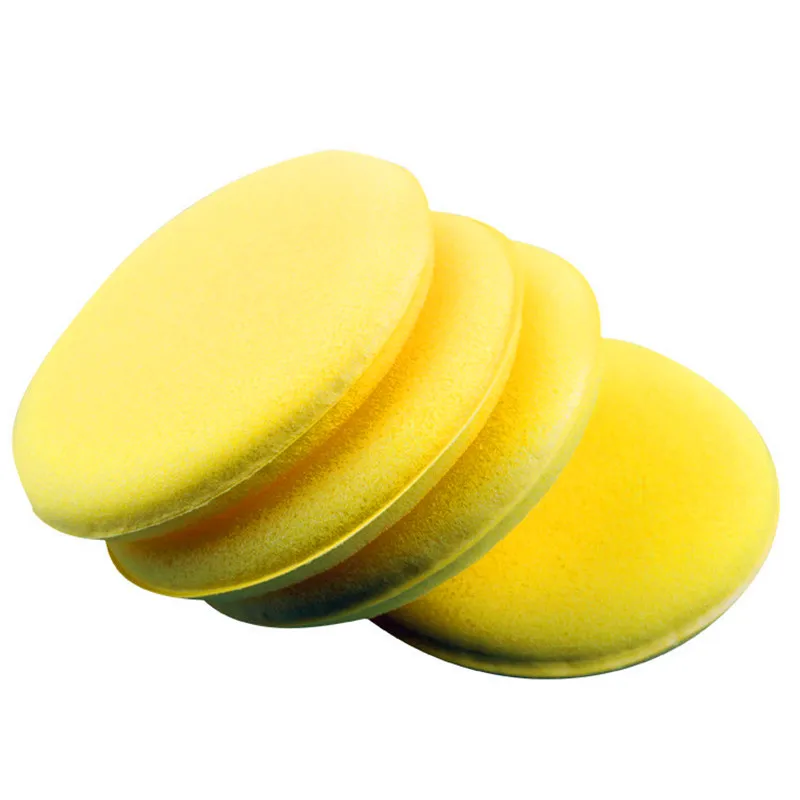 12Pcs Car Foam Sponge Yellow Sponge Pad for Vehicle Wax Car Home Care ...