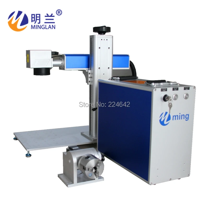 MINGLAN Brand Fiber Laser Marking Machine Raycus/IPG/JPT Laser Source ...