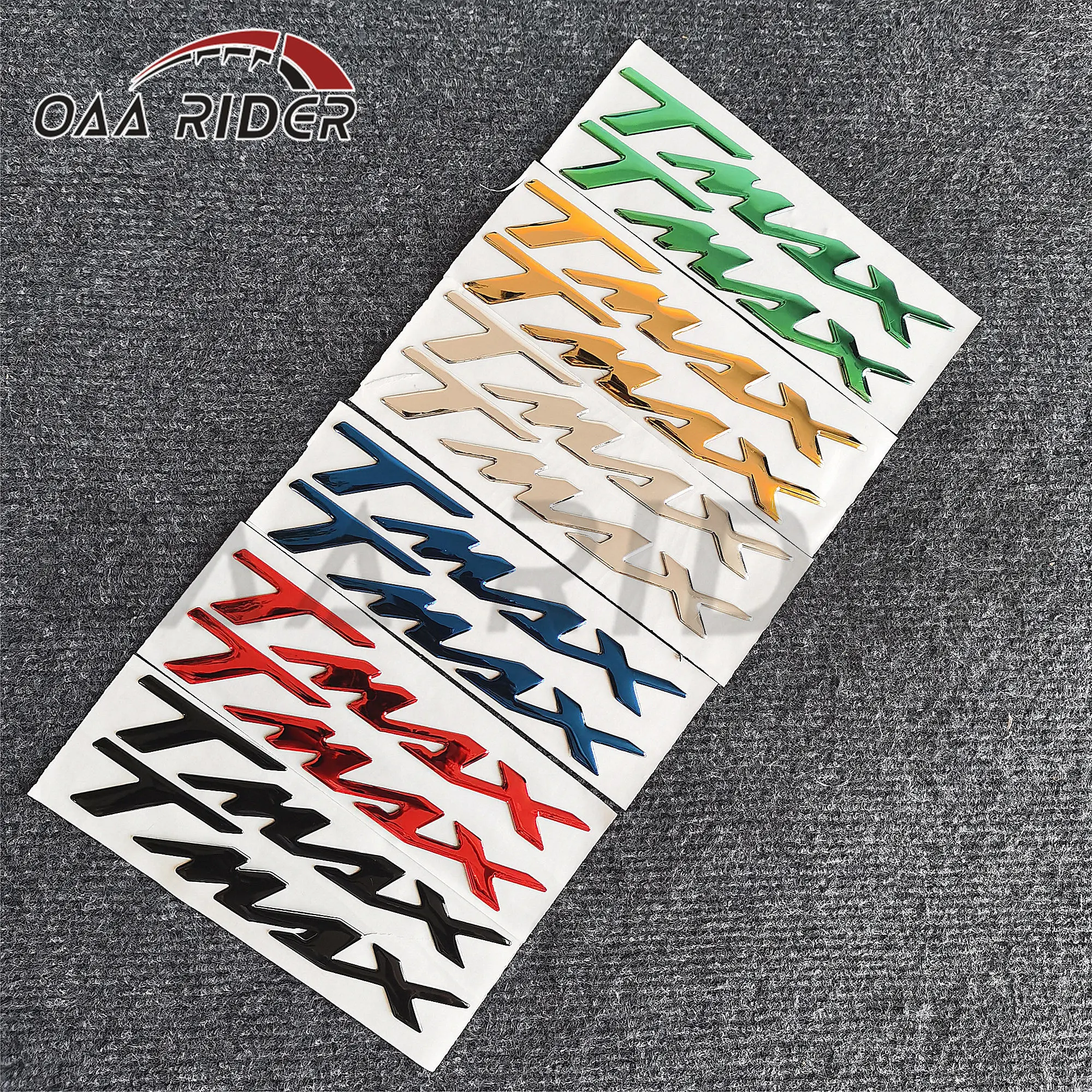 2Pcs For YAMAHA TMAX T MAX 500 530 3D Raise Badge Emblem Decal Sticker ...